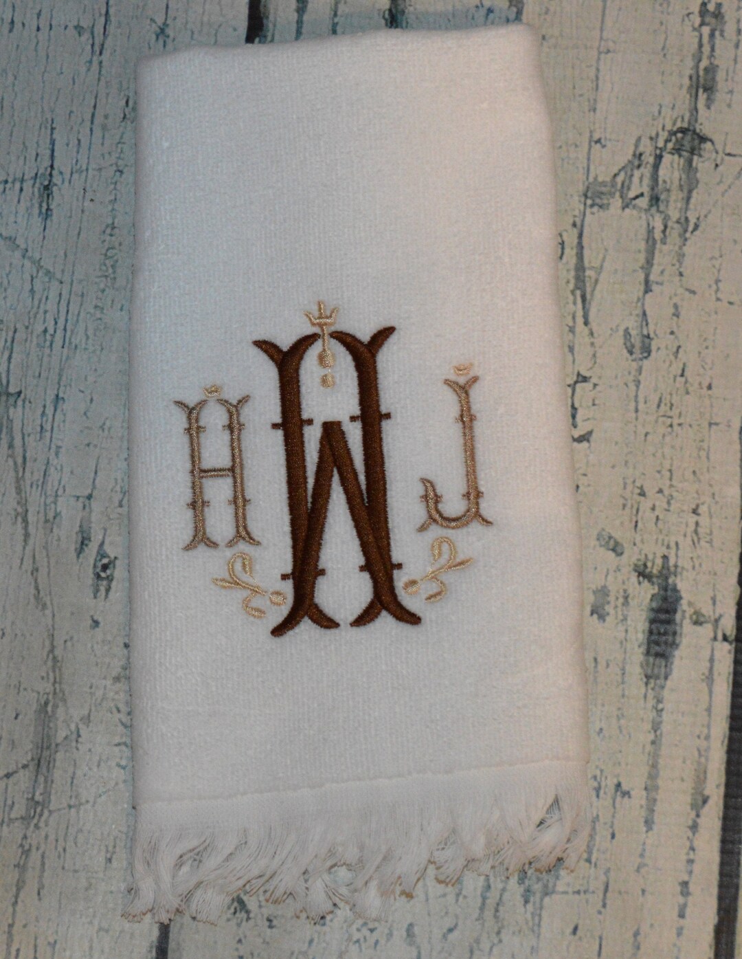 Personalized Fingertip Towel - Elegant Bathroom Hand Towels - Etsy