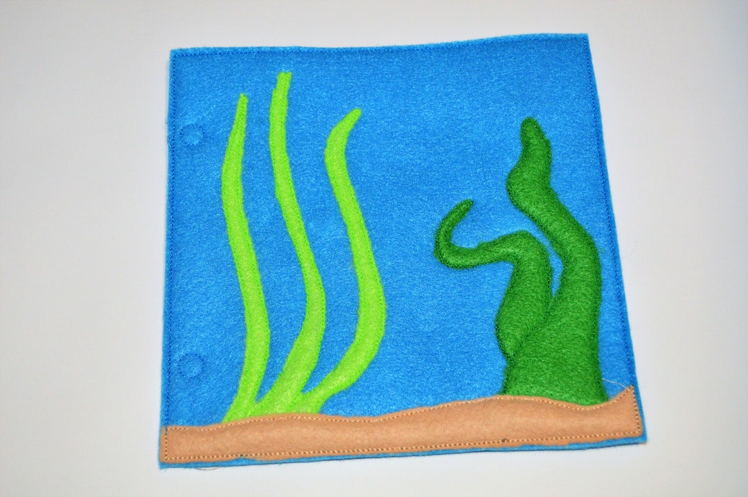 Felt Doll Underwater Felt Board, Flat Felt Dress up Doll Busy Book ...