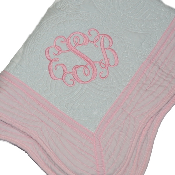 Monogramed Baby Blankets - Etsy