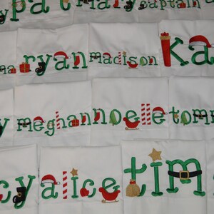 PERSONALIZED Christmas Pillowcase - Standard Pillowcase Custom Santa ...
