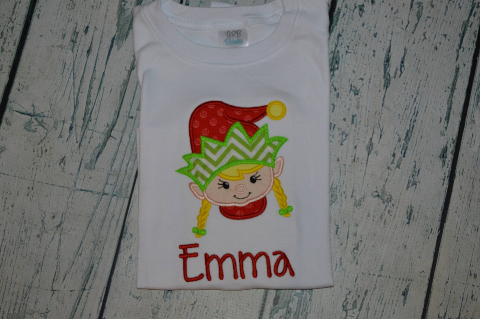 Personalized Girl Elf Shirt, Monogrammed Christmas Shirt - Etsy