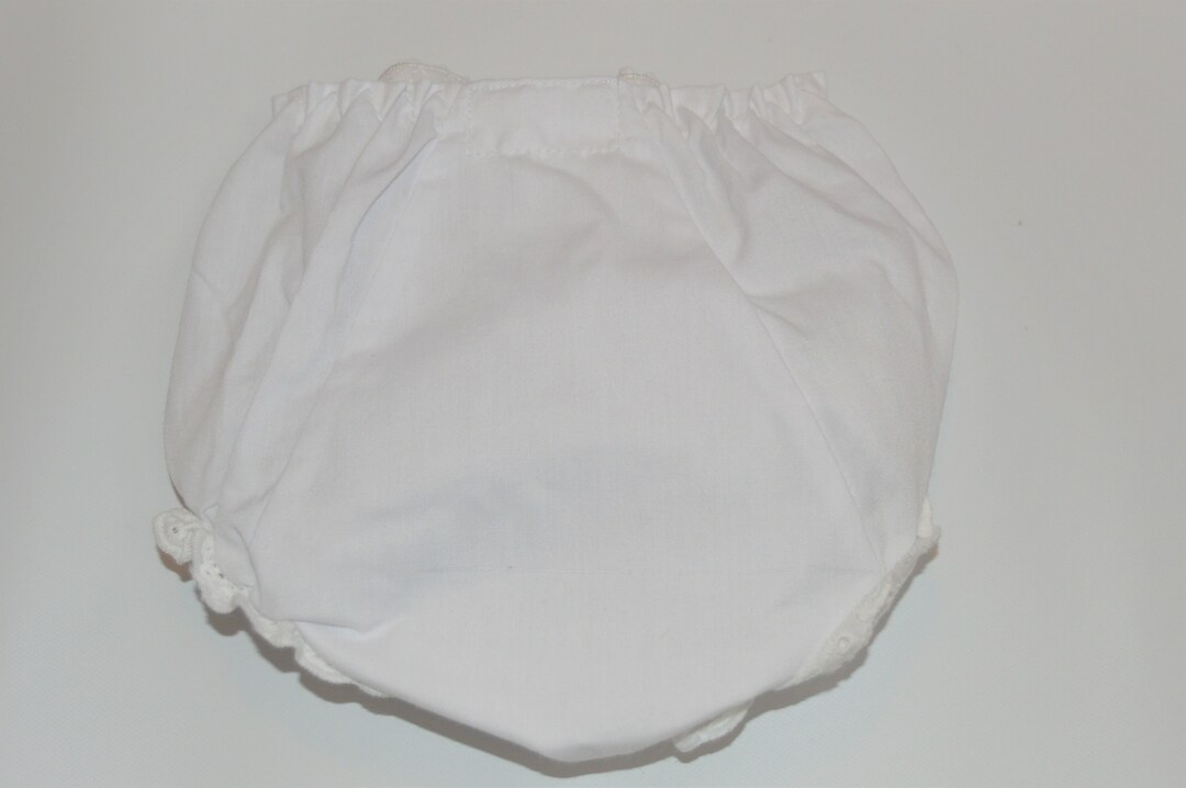 White Baby Bloomers Girl Embroidery Blank Diaper Cover - Etsy