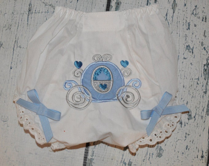 Personalized Cinderella Carriage Baby Bloomers Princess Diaper - Etsy