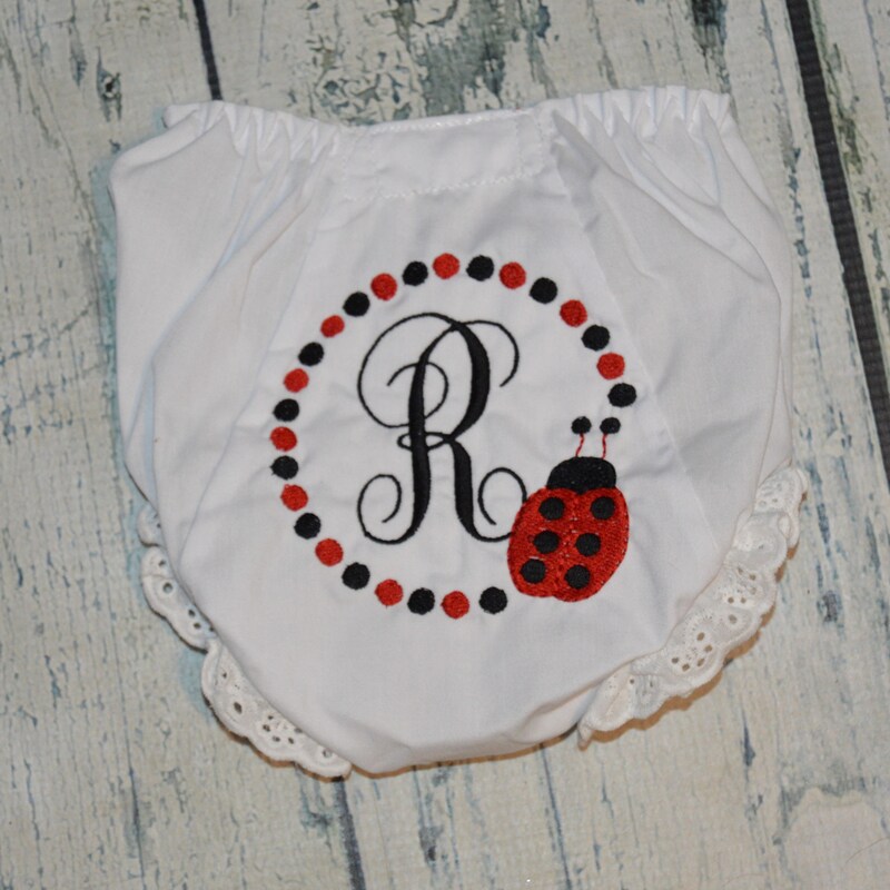 Ladybug Monogram - Etsy