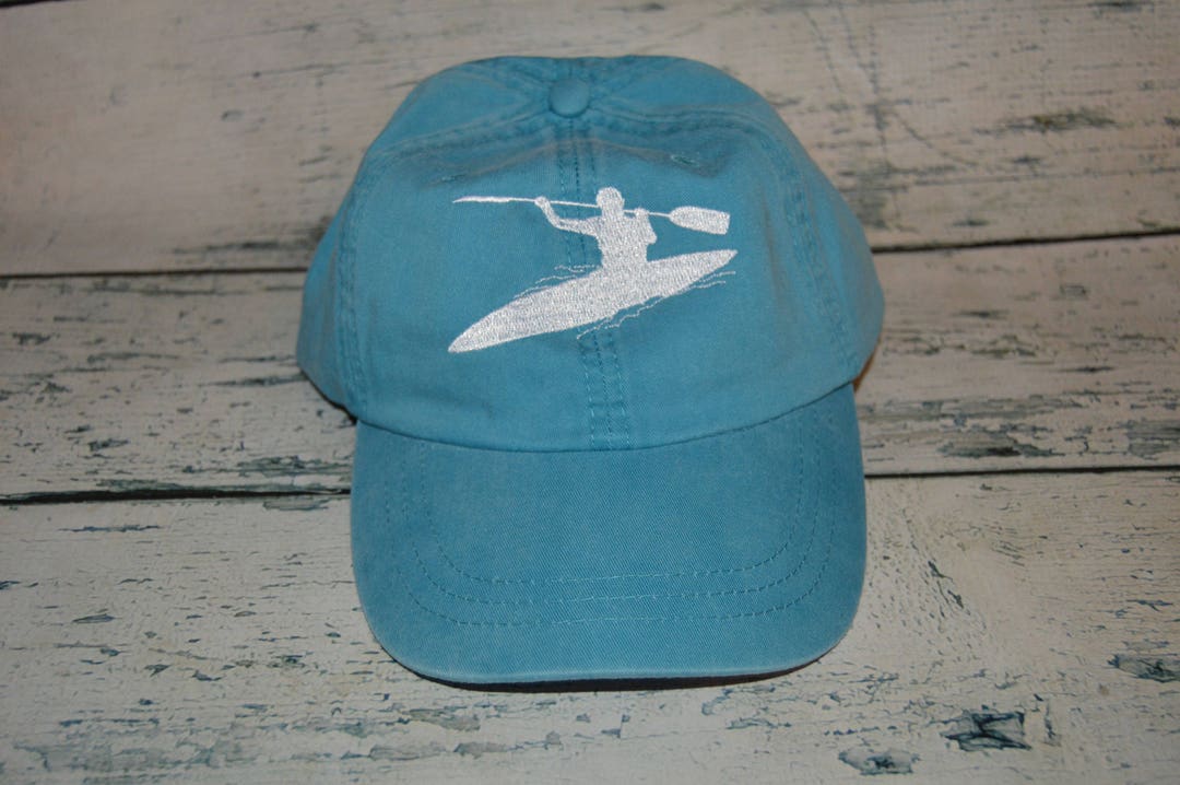 Kayak Embroidered Boating Dad Hat for Outdoor Water Sports Baseball Cap ...