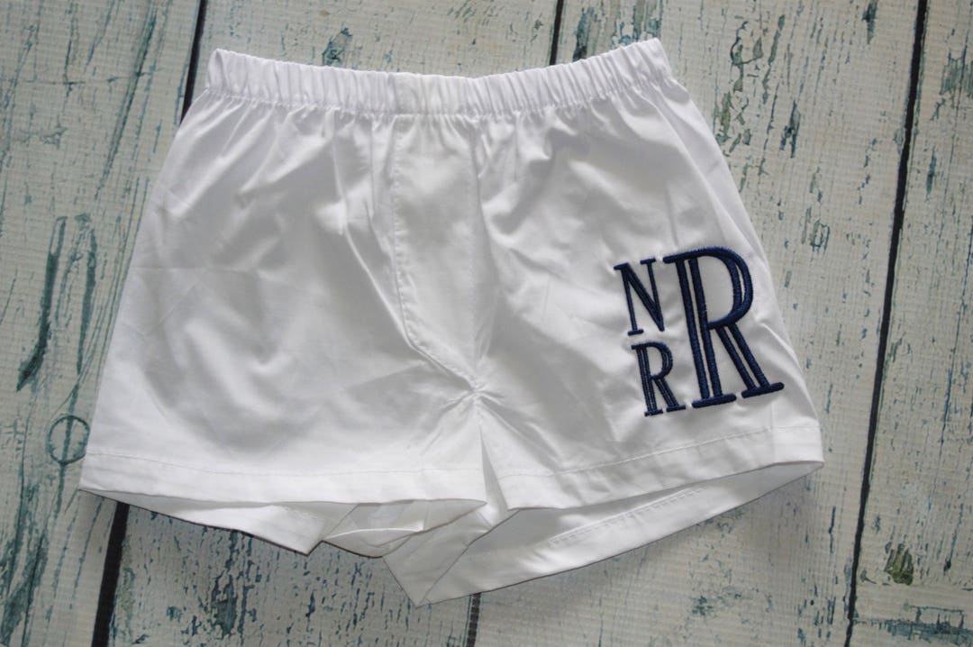 Monogrammed Baby Boy Boxers Personalized Boys Diaper Cover - Etsy