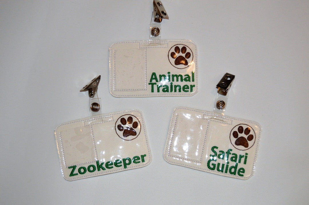 Pretend Play Zookeeper Badge, Animal Trainer Badge, or Safari Guide Zoo ...
