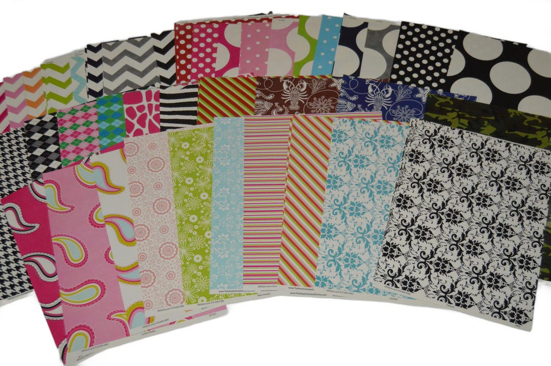 Bulk Destash Quickstitch Embroidery Paper Lot - Mixed Cardstock 66 ...
