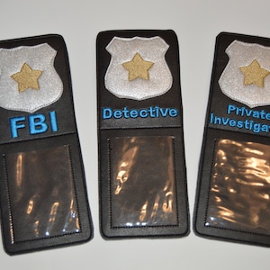 Pretend Play FBI, Private Investigator, or Detective Flip ID Badge ...