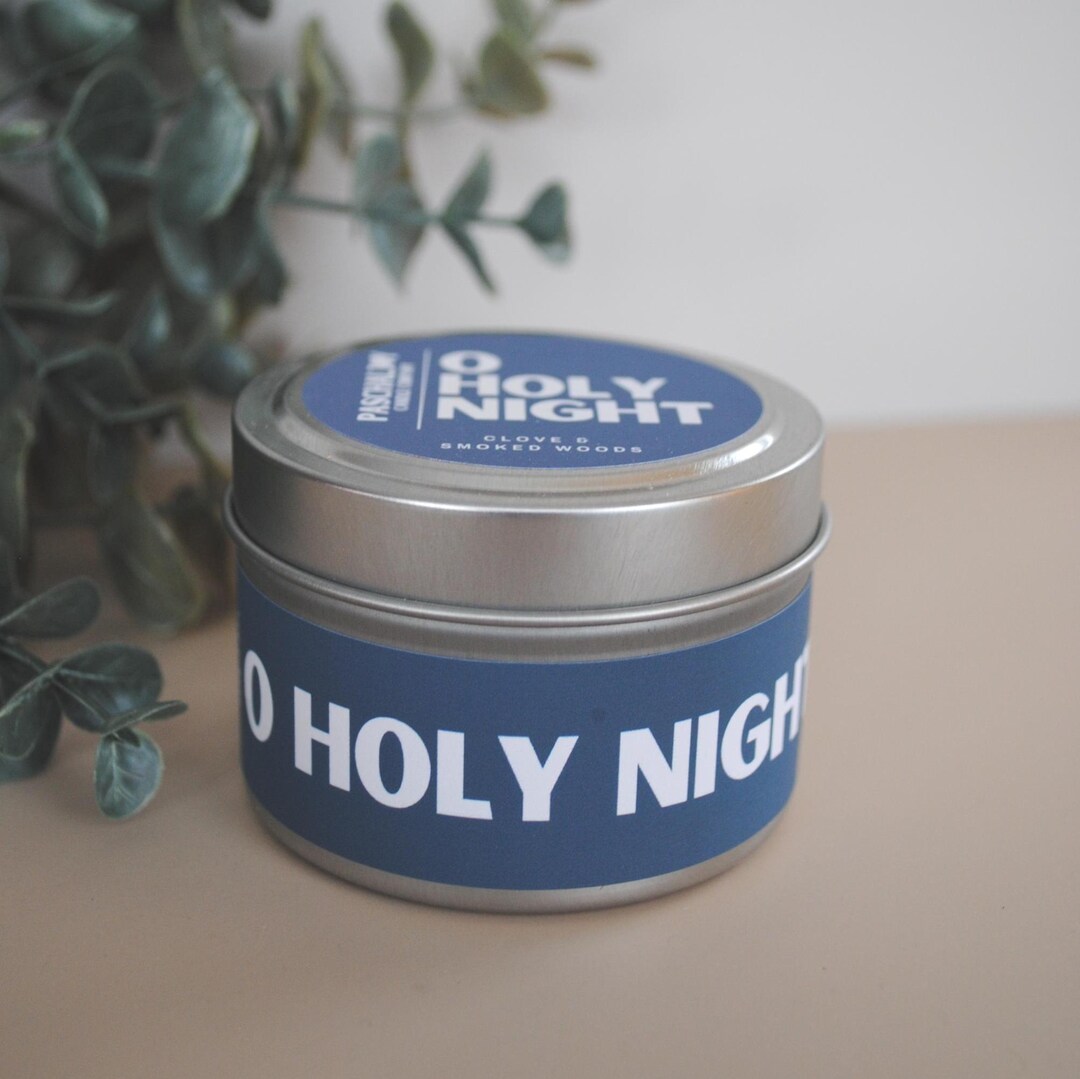 O Holy Night Christmas Candle, Smoked Woods & Marshmallow Scent ...
