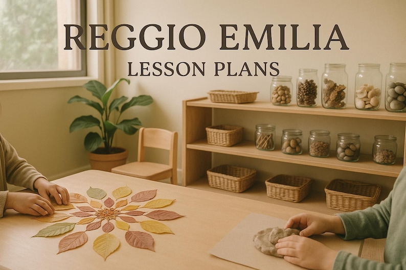 LESSON PLANS Reggio Emilia Digital Download: 5 Preschool Learning ...
