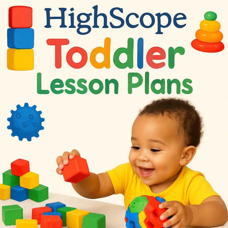 7 Highscope Curriculum Lesson Plans - Etsy