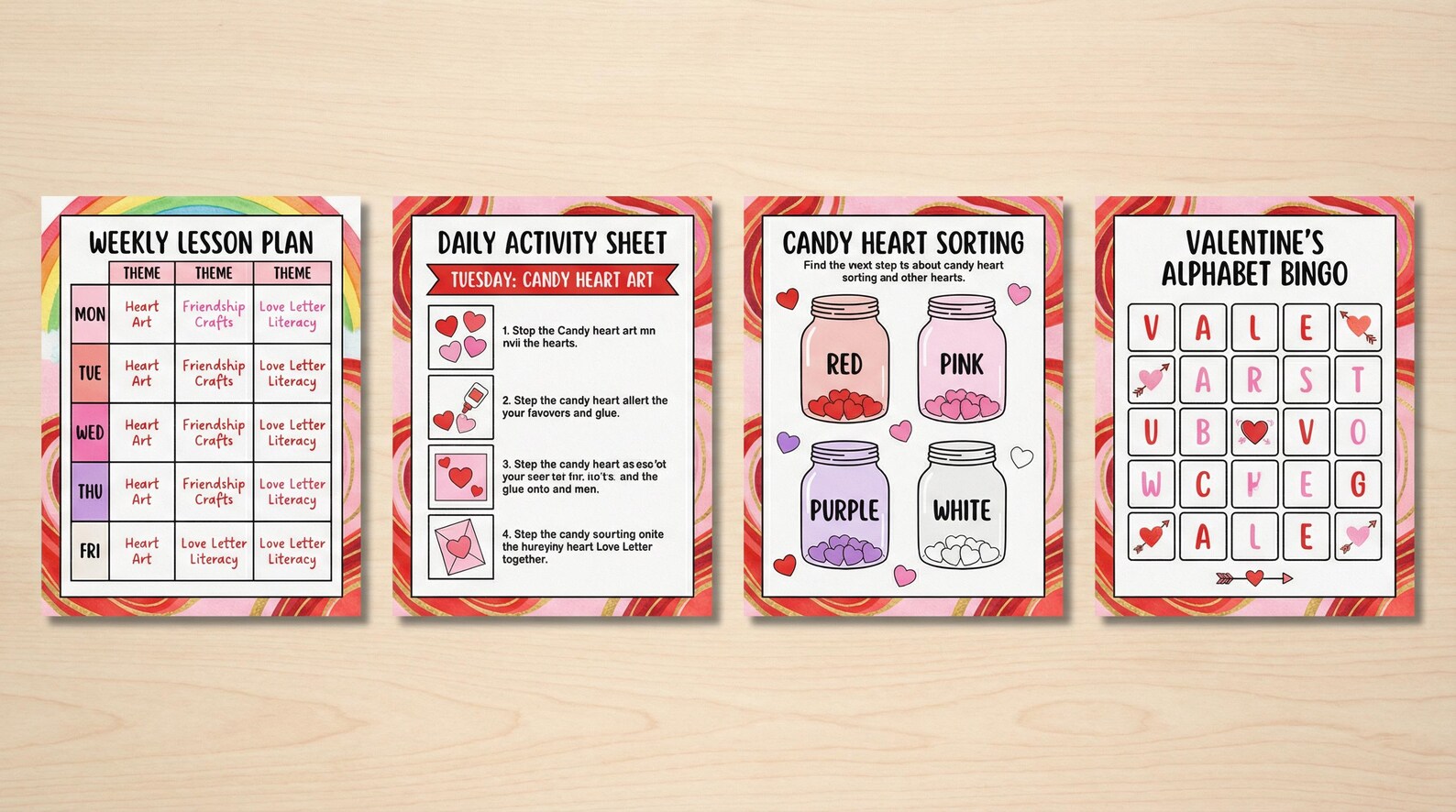 5 Valentines Lesson Plans Bundle - Etsy