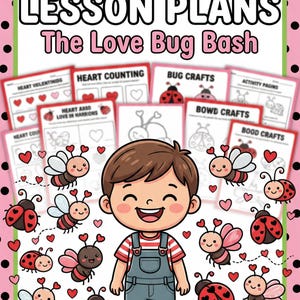 5 Valentines Lesson Plans Bundle - Etsy