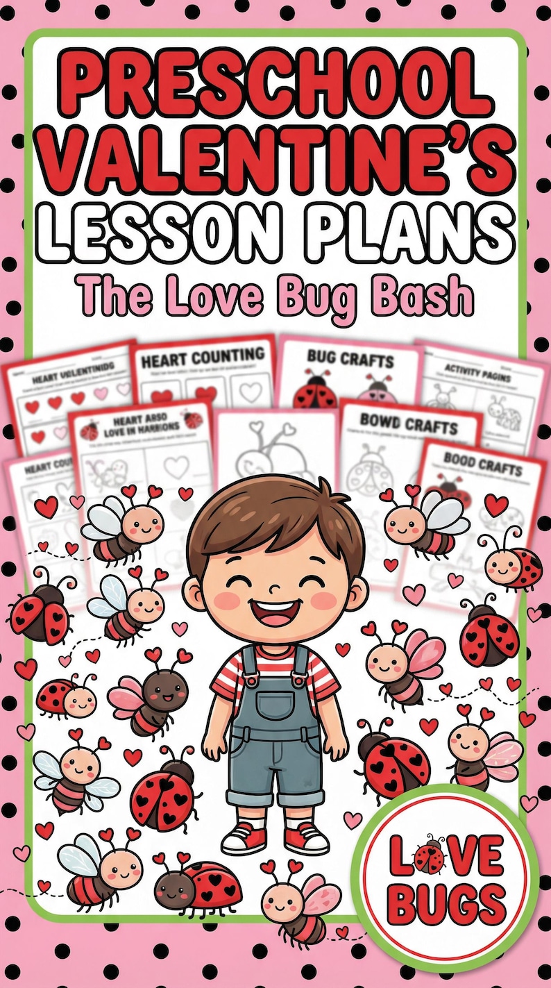 5 Valentines Lesson Plans Bundle - Etsy
