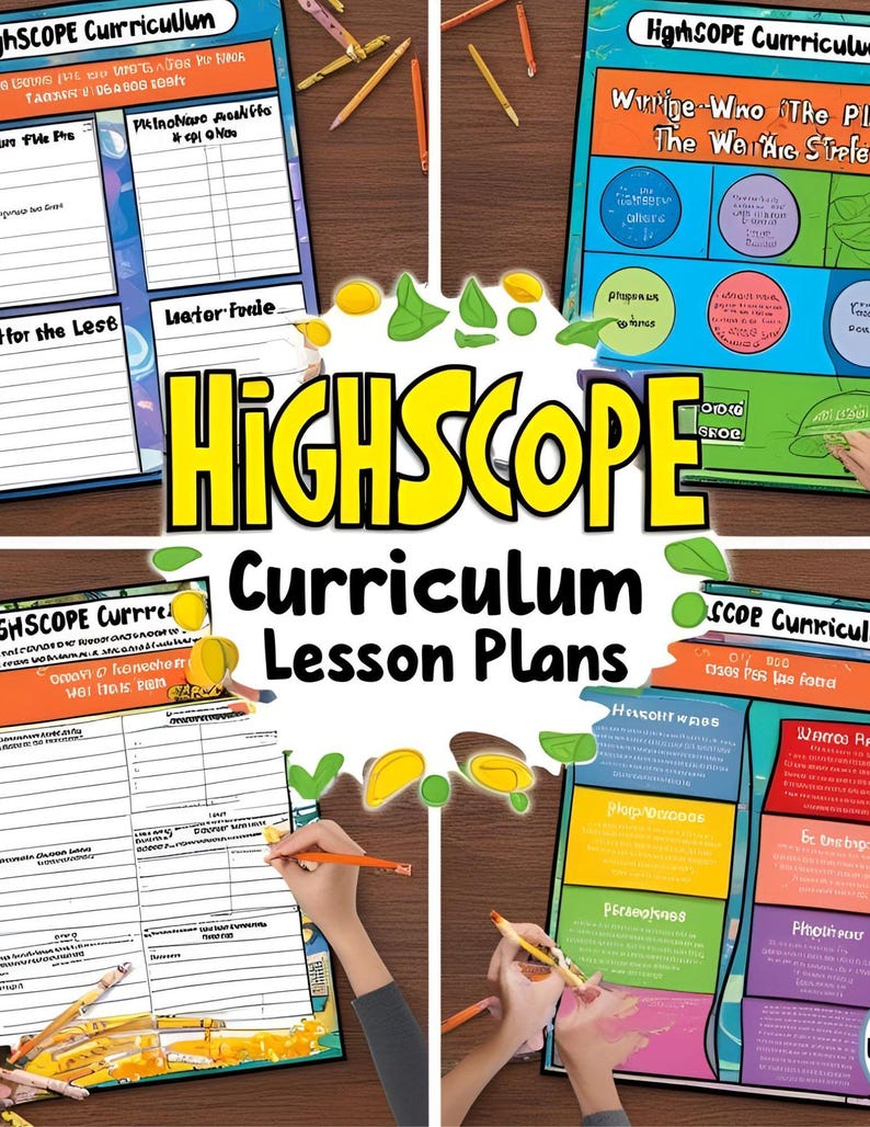 7 Highscope Curriculum Lesson Plans - Etsy