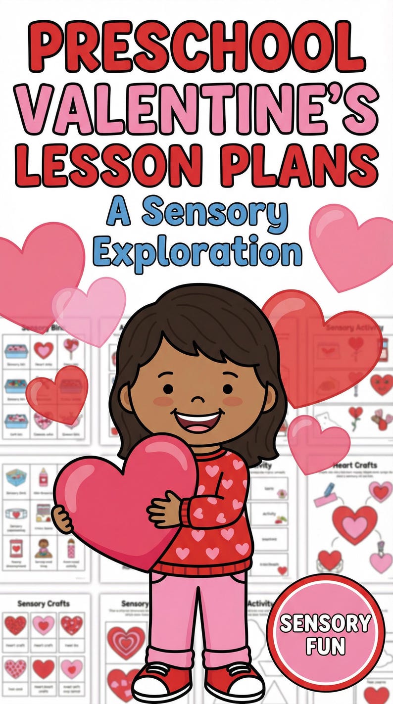 5 Valentines Lesson Plans Bundle - Etsy