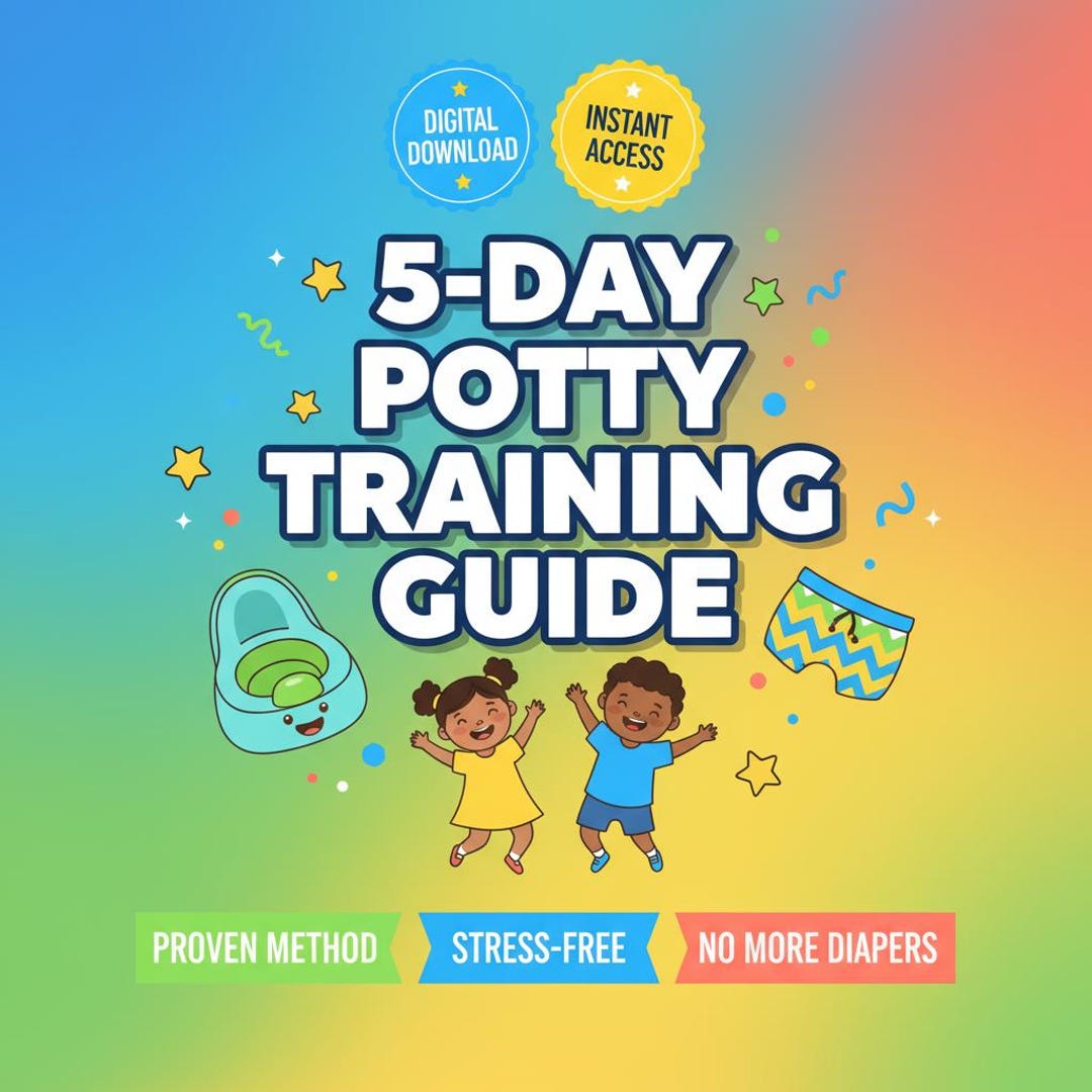 5-day Potty Training Guide: Stress-free Toddler Method (digital ...