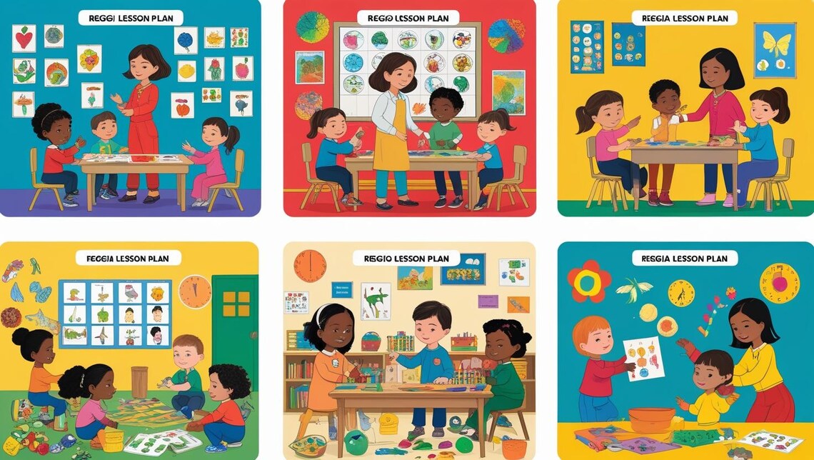 5 Reggio Emilia Lesson Plans - Etsy