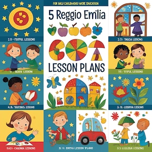 5 Reggio Emilia Lesson Plans - Etsy