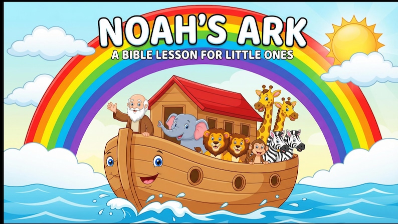 Noah's Ark Lesson Plan | Preschool Sunday School Activities (PDF) - Etsy