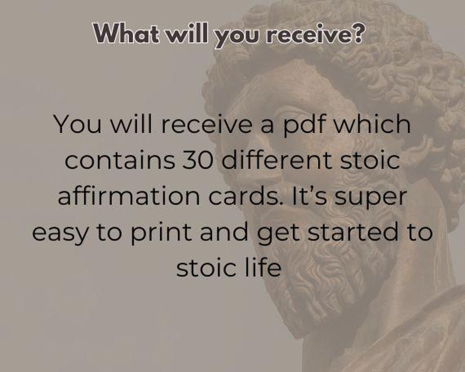 30 Stoic Affirmation Cards L Affirmation Cards Digital, Vision Board ...
