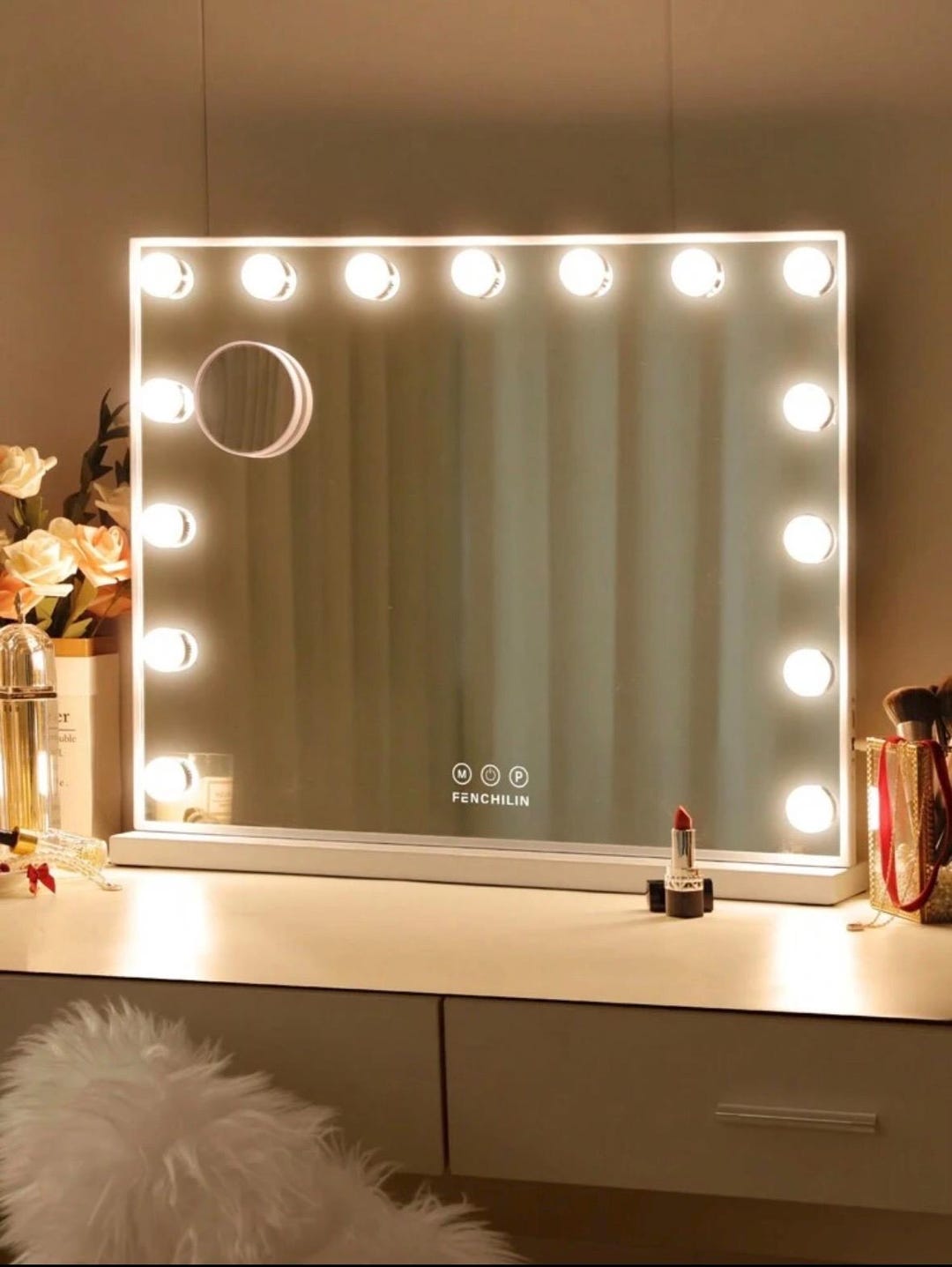 Extra Large Vanity Mirror With Lights and Bluetooth - Etsy