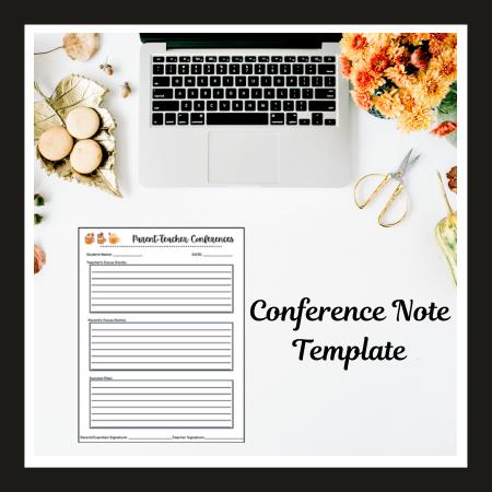 Parent Teacher Conference Templates | Conference Reminders | Conference ...