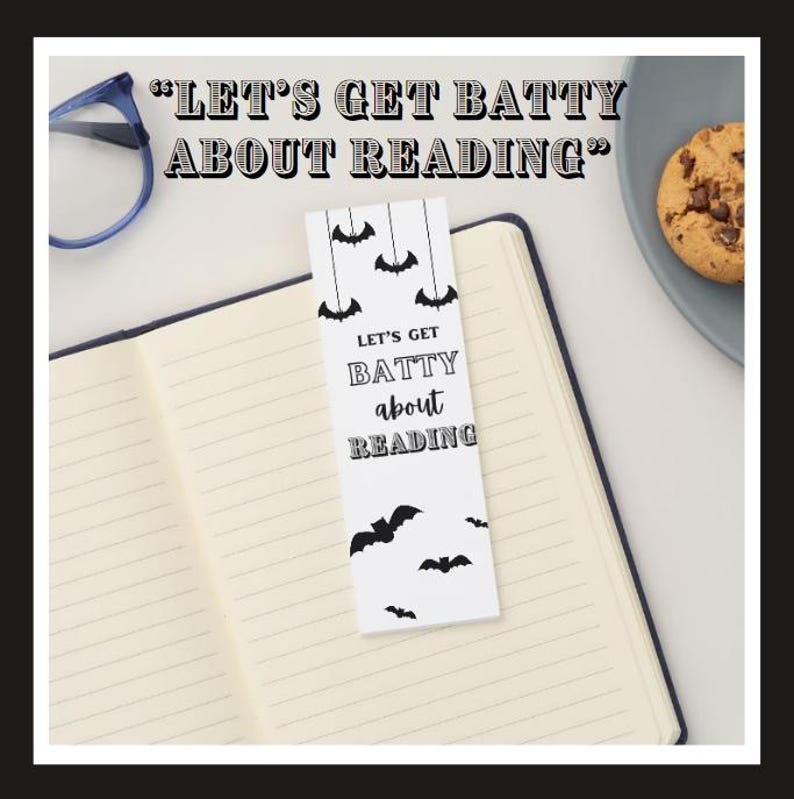 Halloween and Fall BOOKMARK Student Gift. Halloween & Fall Black and ...