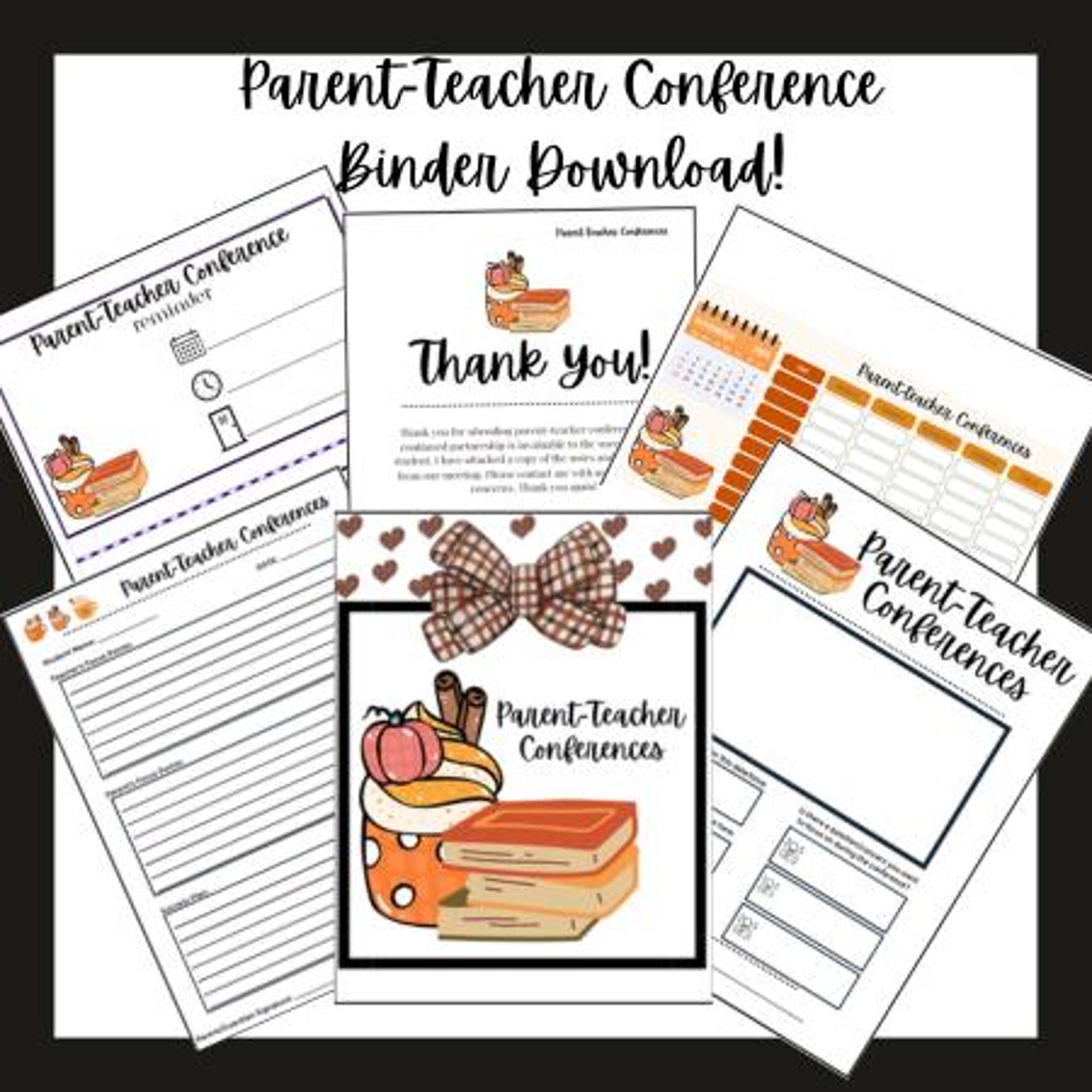 Parent Teacher Conference Templates | Conference Reminders | Conference ...