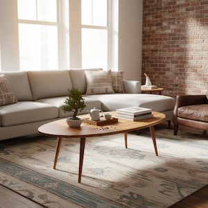 Modern Coffee Table Wooden Center Table Scandinavian Tables for Living ...