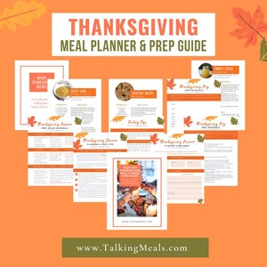 Thanksgiving Dinner Planner and Prep Guide - Etsy