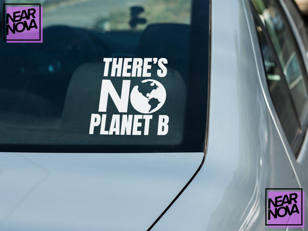 There's No Planet B Vinyl Decal, Environmental Awareness Sticker - Etsy