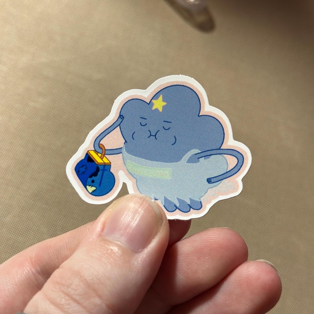 Lumpy Space Princess Adventure Time Weatherproof Sticker - Etsy
