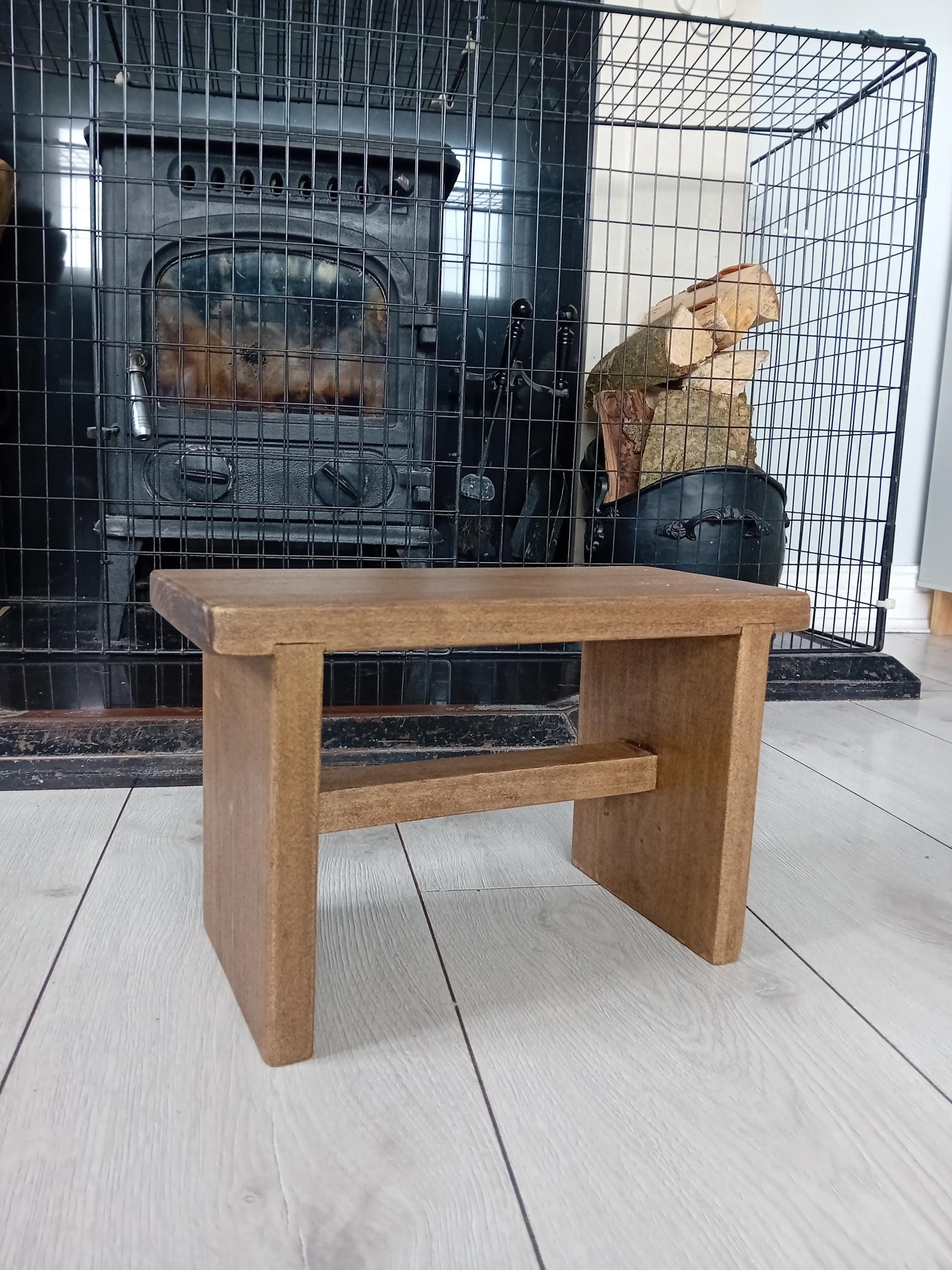 Handmade Step Stool, Rustic Step Stool,rustic Handmade Stepping Stool ...