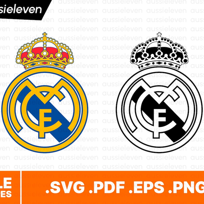 Real Madrid Logo Svg Png - Etsy