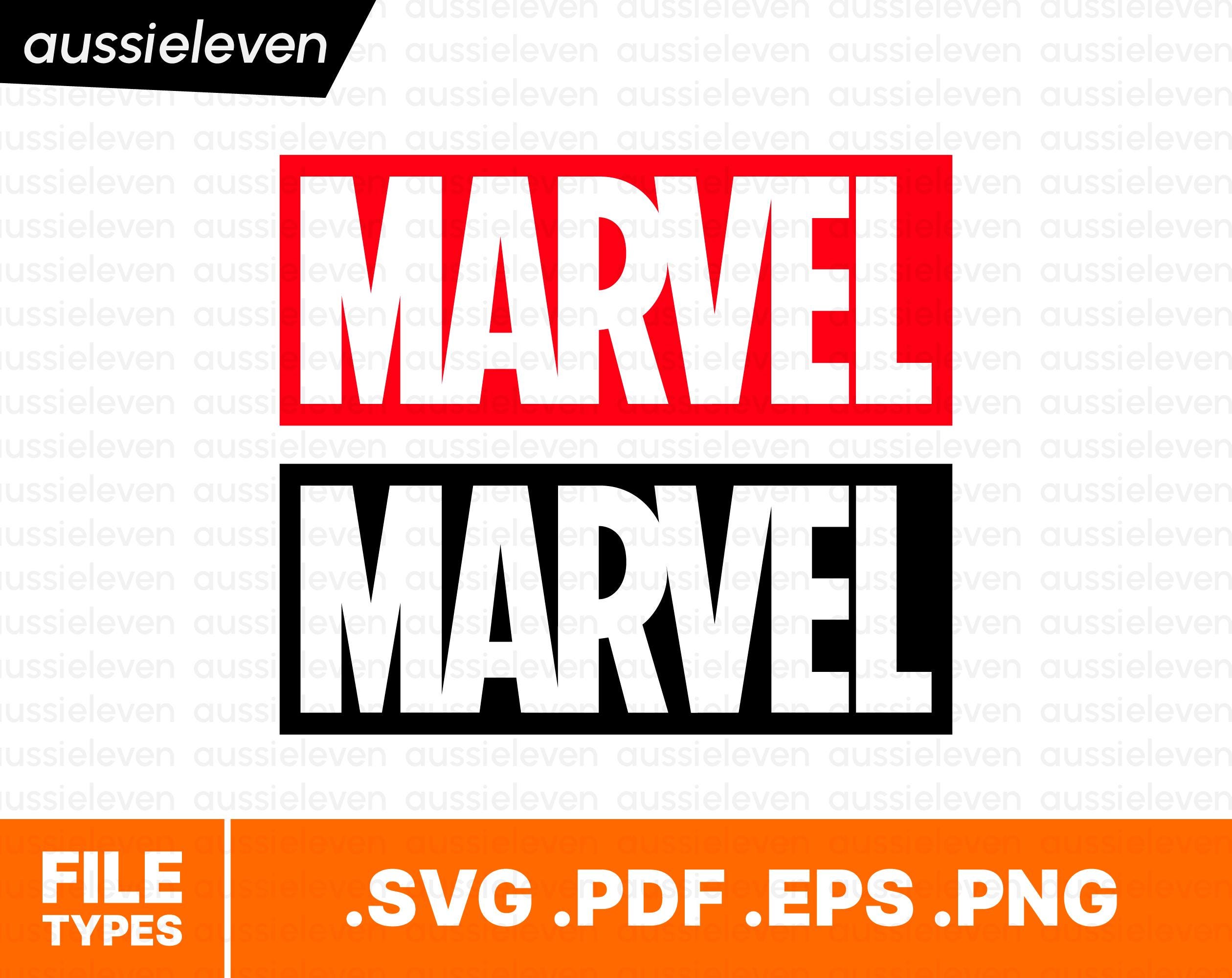 Marvel Logo Svg Pdf Eps Png | Color and Monochrome | Marvel Logo Clip ...