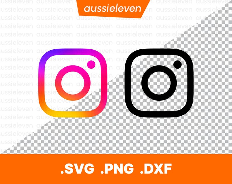 Instagram Logo Svg Png Dxf, Social Media, IG Logo, Vector Image, Cricut ...