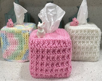 Easter Bunny Tissue Box Cover - Etsy