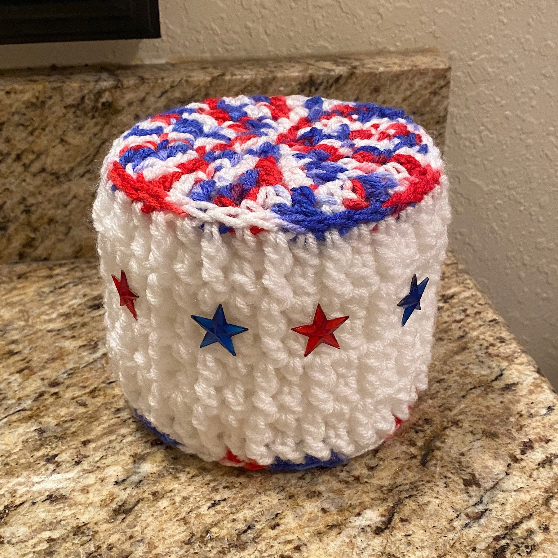 Patriotic Toilet Paper Roll Cover 4th of July USA Toilet | Etsy
