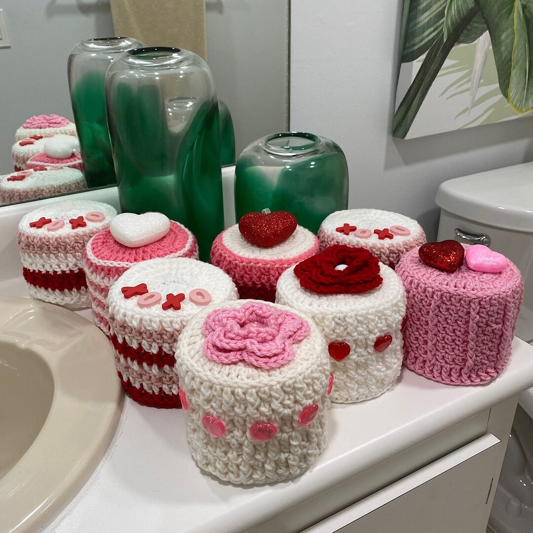 Valentines Day Toilet Paper Roll Cover Hearts Toilet Paper - Etsy