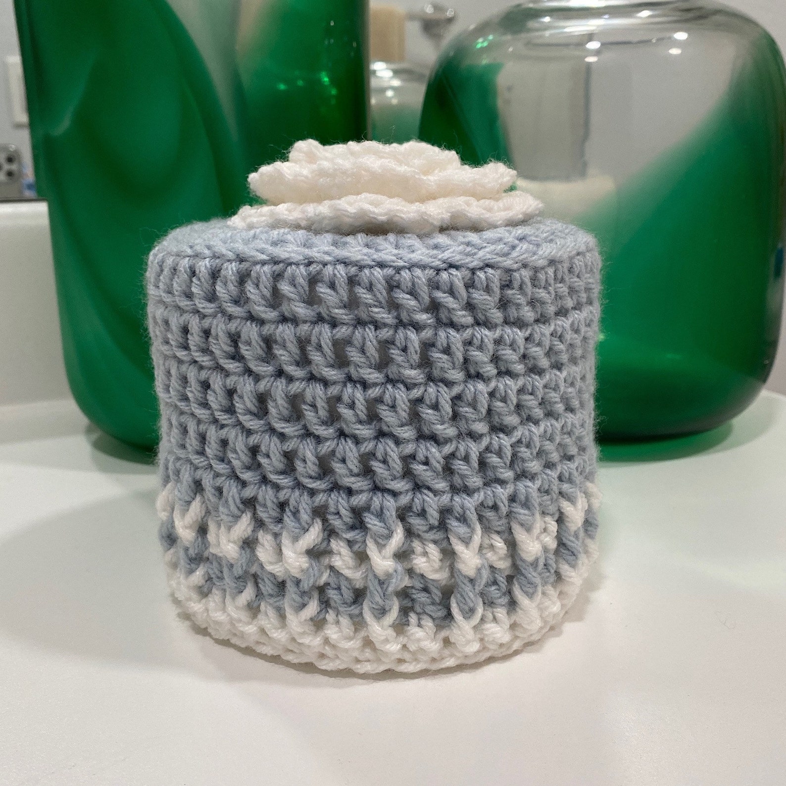 Toilet Paper Roll Cover, Handmade Crochet Toilet Paper Roll Cozy, Retro ...