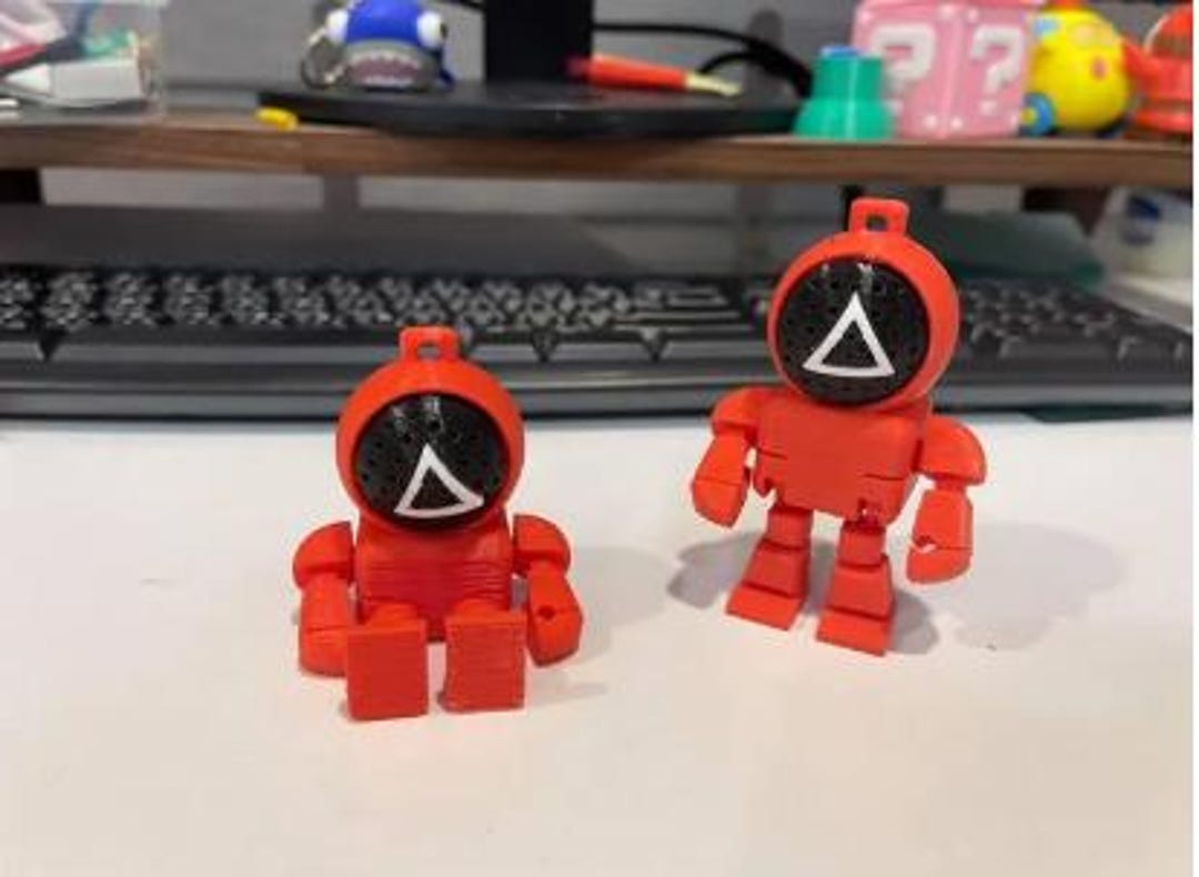 Squid Game Figures With Movable Limbs and Rotatable Masks - Etsy