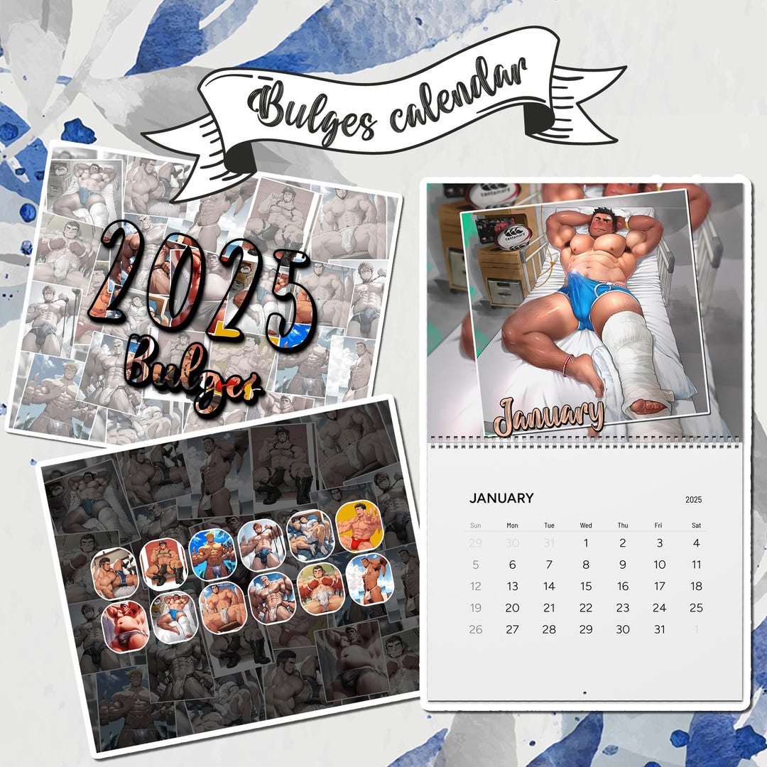 Bulges Calendar, Bara Yaoi, Gay Bear, Gay Pride, Manga, Anime, Muscle ...
