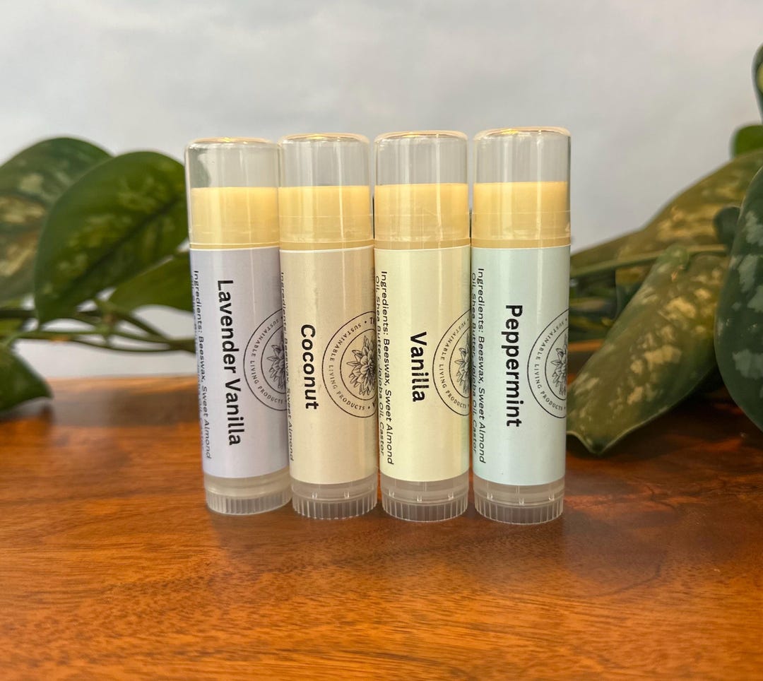 Jumbo Size All Natural Beeswax Lip Balm, Beeswax Chapstick - Etsy