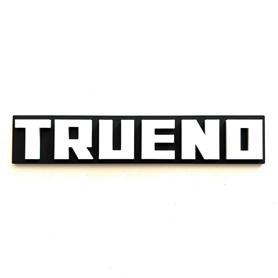 Trueno Badge Initial D Inspired Emblem for Toyota Gazoo Racing AE86 ...