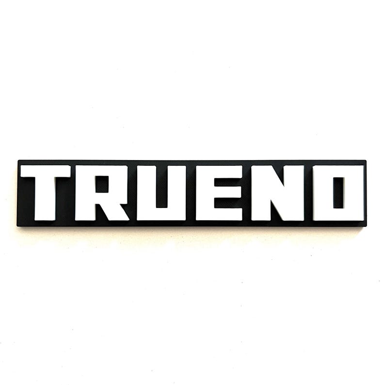Trueno Badge Initial D Inspired Emblem for Toyota Gazoo Racing AE86 ...