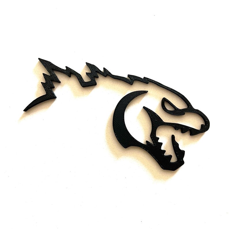Godzilla Badge Dodge Hellcat Demon Inspired Emblem for Car Truck ...