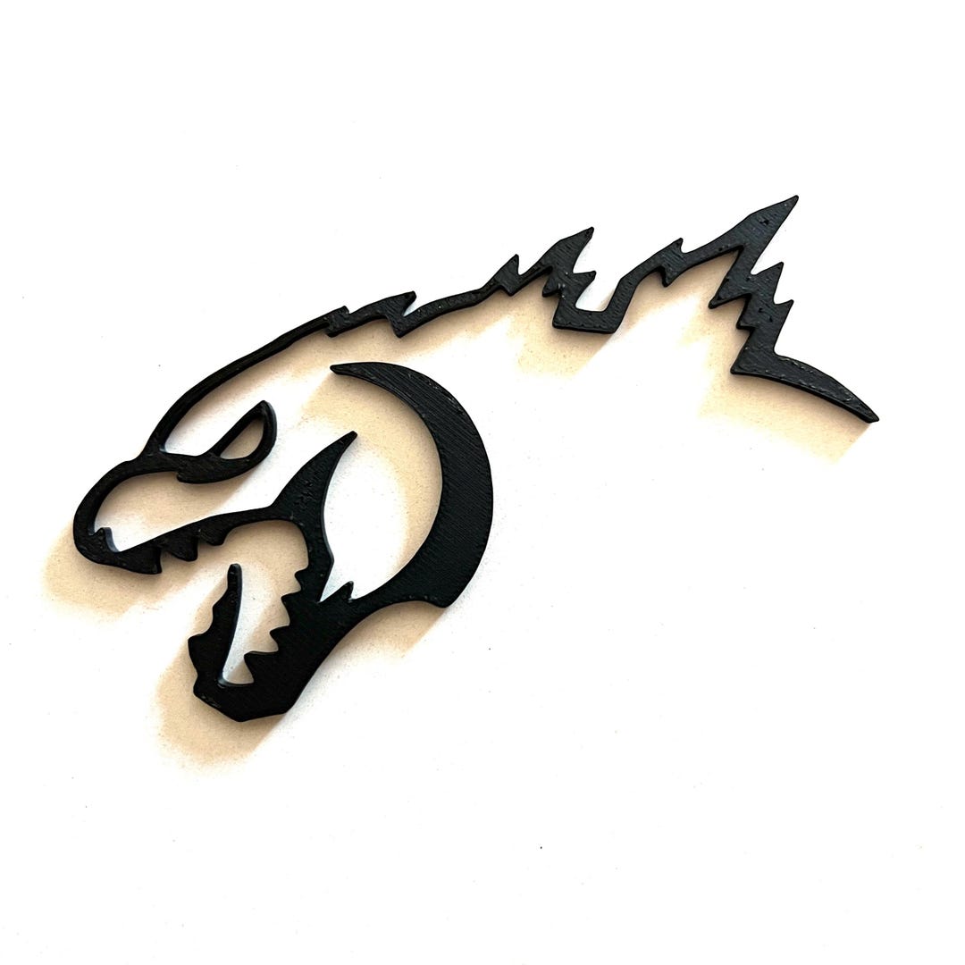 Godzilla Badge Dodge Hellcat Demon Inspired Emblem for Car Truck ...