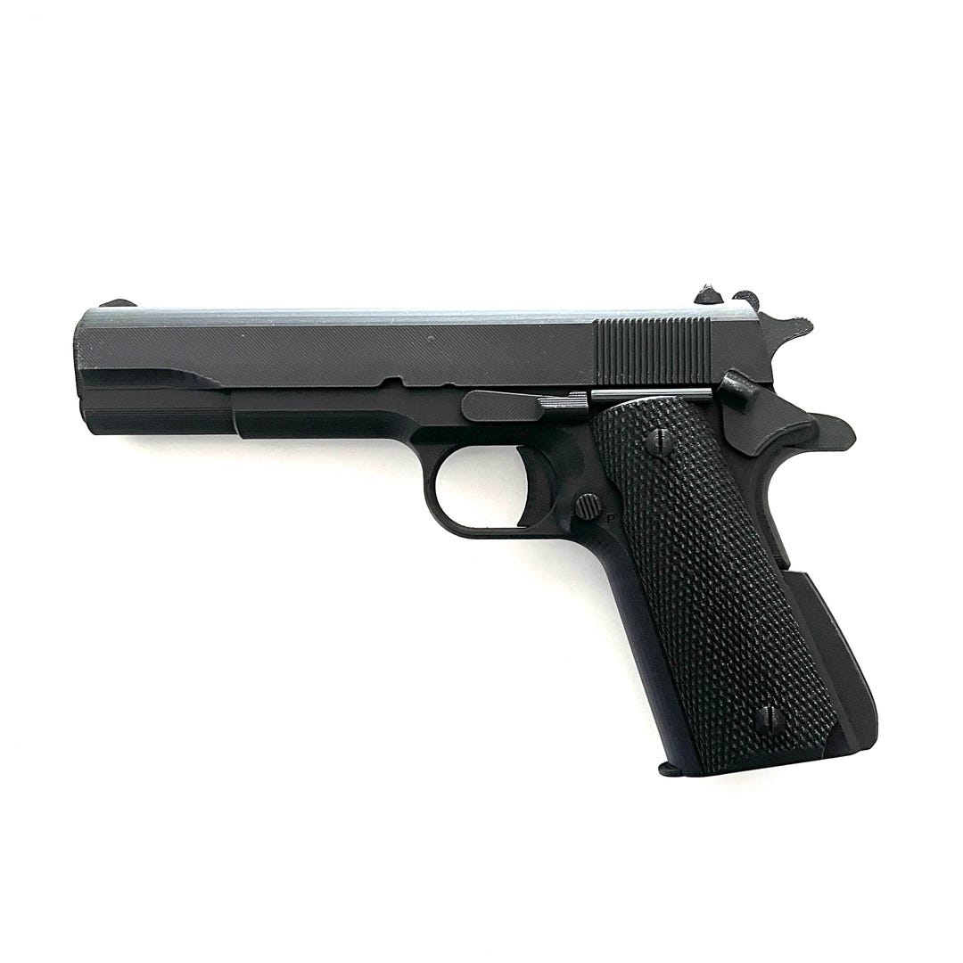 Dummy Gun 1:1 Colt 1911 Replica Non Firing Prop Weapon Training Pistol ...